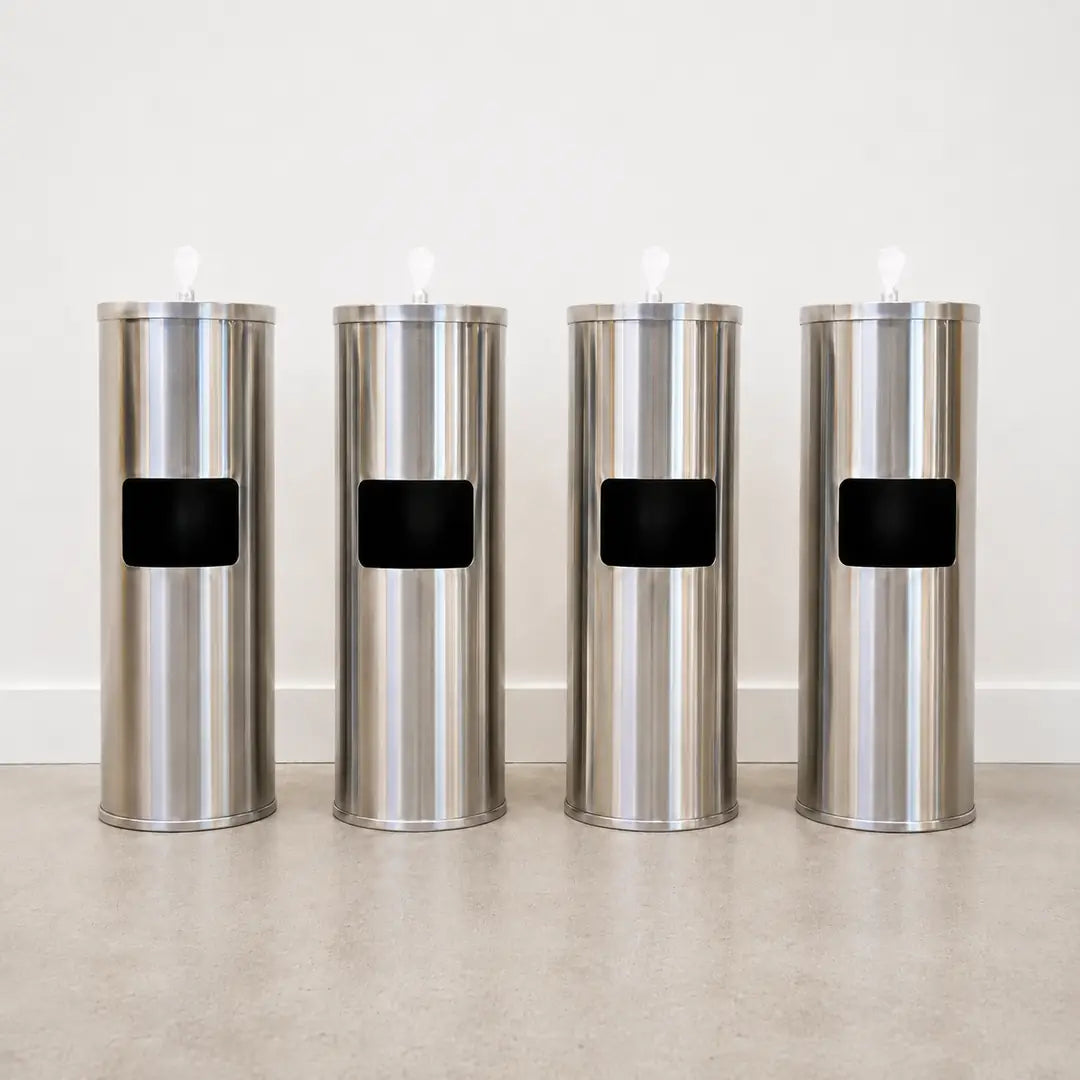 Stainless Steel Standing Dispenser — 4-Unit Bundle – Zoom Wipes