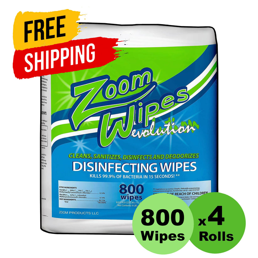Heavy Disinfecting Zoom Wipes